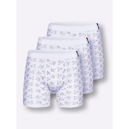w&auml;schepur men Herren Hose kurz, wei&szlig;, Gr&ouml;&szlig;e 6