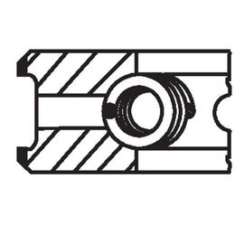 Mahle Kolbenringsatz 039rs001130n2