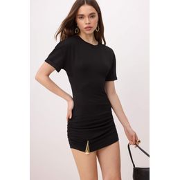 Trendyol Kleid Damen Gr&ouml;&szlig;e 40 schwarz Sommerkleid
