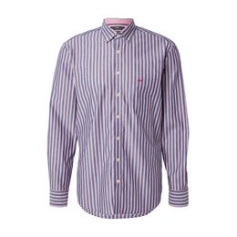 Fynch-Hatton Button Up Shirt male size XXXL Sapphire / Dark red / White