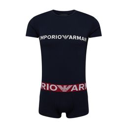 Emporio Armani Short Pajamas male size S Navy / Dark red / White