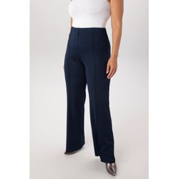 sheego Gro&szlig;e Gr&ouml;&szlig;en Schlupfhose, navy, Gr&ouml;&szlig;e 46 - Damen