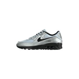 Nike Sportswear Sneaker 'Air Max 90' Herren Gr&ouml;&szlig;e 41 hellgrau / schwarz / silber