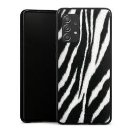 DeinDesign Galaxy A52s 5G Handy Silikon H&uuml;lle Case schwarz Handyh&uuml;lle Fur Muster Zebra