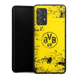 DeinDesign Galaxy A52s 5G Handy Silikon H&uuml;lle Case schwarz Handyh&uuml;lle Borussia Dortmund Bvb Official Licensed Product