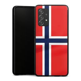 DeinDesign Galaxy A52s 5G Handy Silikon H&uuml;lle Case schwarz Handyh&uuml;lle Flags Flag Norway