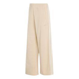 adidas Sportswear Workout Pants 'adidas KIT 3-Stripes Wide' female size XL Chamois / White