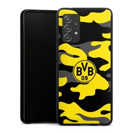 DeinDesign Galaxy A52s 5G Handy Silikon H&uuml;lle Case schwarz Handyh&uuml;lle Borussia Dortmund Bvb Merchandise