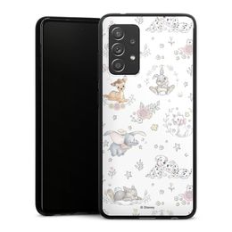 DeinDesign Galaxy A52s 5G Handy Silikon H&uuml;lle Case schwarz Handyh&uuml;lle Disney Dumbo Bambi