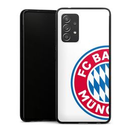 DeinDesign Galaxy A52s 5G Handy Silikon H&uuml;lle Case schwarz Handyh&uuml;lle Fc Bayern M&uuml;nchen Fcb Logo