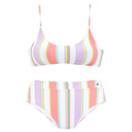Lascana Bikini Damen Gr&ouml;&szlig;e XS/S hellgr&uuml;n / pastelllila / helllila / koralle