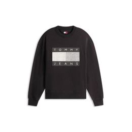 Tommy Jeans Sweatshirt '90S' Herren Gr&ouml;&szlig;e XXL grau / schwarz / wei&szlig;