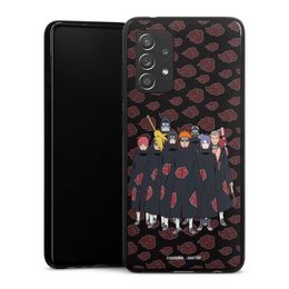 DeinDesign Galaxy A52s 5G Handy Silikon H&uuml;lle Case schwarz Handyh&uuml;lle Akatsuki Naruto Shippuden Official Licensed Product