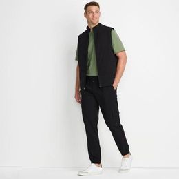 LANDS' END Trekking-Hose mit schmal zulaufendem Bein f&uuml;r Herren, Herren, size: regular, Schwarz, Polyester, by Lands' End