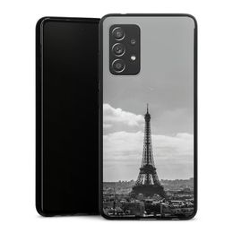 DeinDesign Galaxy A52s 5G Handy Silikon H&uuml;lle Case schwarz Handyh&uuml;lle France Paris Eiffeltour