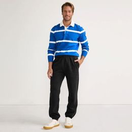 LANDS' END Serious Sweats Jogginghose f&uuml;r Herren, Herren, size: regular, Schwarz, Baumwoll-Mischung/Polyester-Mischung, by Lands' End