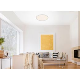 Leuchten Direkt FLAT Panel LED Wei&szlig;, 1-flammig, Fernbedienung