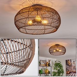 hofstein Brandala Deckenleuchte 50cm Schwarz, 3-flammig
