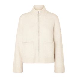 Selected Strickjacke 'SLFSIA RAS' Damen Gr&ouml;&szlig;e XXL beige