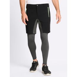 Catamaran Sports Herren Funktionshose aus 2 Einzelhosen, schwarz-graphit, Gr&ouml;&szlig;e 48/50