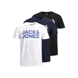 Jack & Jones Jack & Jones T-Shirt Herren Gr&ouml;&szlig;e XS blau / navy / schwarz / wei&szlig;