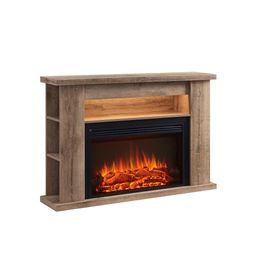 CrownFlame Elektrokamin 'Ruby' hellbraun 2 kW
