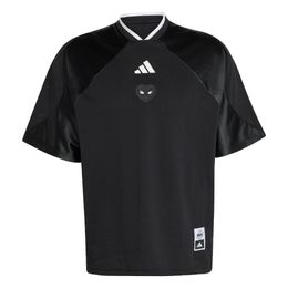 adidas Sportswear Funktionsshirt 'Spider-Man' Herren Gr&ouml;&szlig;e S schwarz / wei&szlig;