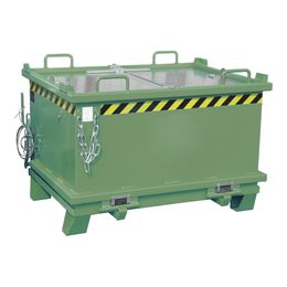 Bauer S&uuml;dlohn Klappbodenbeh&auml;lter SB 750, lackiert, Resedagr&uuml;n (4417-14-0000-6011)