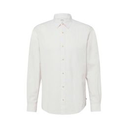 s.Oliver Button Up Shirt male size S Beige