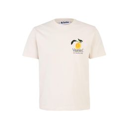 On Vacation Shirt 'Vitamin C' female size XXL Ivory / Limone / Dark green / bright red