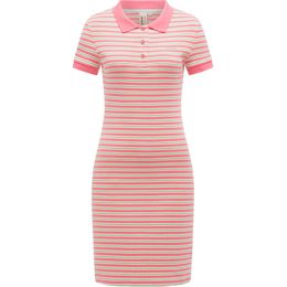 Ragwear Kleid 'Colaro' Damen Gr&ouml;&szlig;e 36 gr&uuml;n / rosa / wei&szlig; Sommerkleid