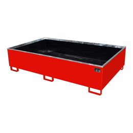 Bauer S&uuml;dlohn Regalwanne mit PE-Einsatz RW 2200-2 PE, lackiert, Feuerrot (4518-61-0000-3000)