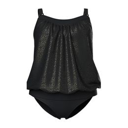 Ulla Popken Tankini Damen Gr&ouml;&szlig;e XXL/XXXL gold / schwarz