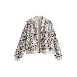 next Jacke Damen Gr&ouml;&szlig;e L/XL graumeliert / schwarz Sommerjacke