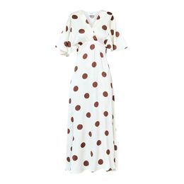 Sisters Point Kleid 'GISELA-DR34' Damen Gr&ouml;&szlig;e 38 creme / braun Sommerkleid