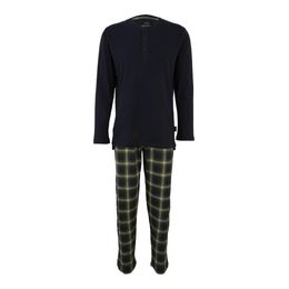 Ceceba Pyjama Herren Gr&ouml;&szlig;e XL dunkelblau / oliv / wei&szlig;