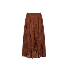 Scalpers Scasywrinklesat Skirt ' ' Damen Gr&ouml;&szlig;e 40 orangerot