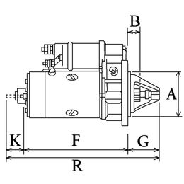 HC-CARGO Starter f032113702 f&uuml;r Ford MAZDA MITSUBISHI