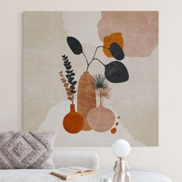Bilderwelten Akustikbild | Wandbild schallabsorbierend - Boho Vasen