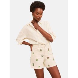 Love & Roses Shorts Damen Gr&ouml;&szlig;e 27/28 ecru / tanne