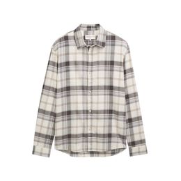 Tom Tailor Denim Button Up Shirt male size S Beige / Brown / Black