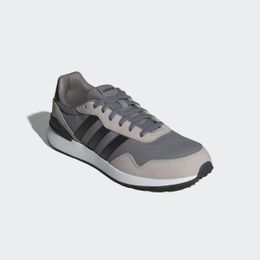 Herren Sneaker "RUN 60S 4.0", adidas Sportswear, Gr. 42,5grau three, core schwarz, grau two, Leder, Textil, Schuhe, inspiriert vom Design der adidas
