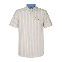 PETROL INDUSTRIES Button Up Shirt 'Turtlevista' male size S Kitt / White