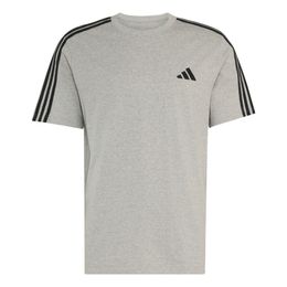 adidas Sportswear Funktionsshirt 'Essentials' Herren Gr&ouml;&szlig;e S/M graumeliert / schwarz