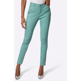 CR&Eacute;ATION L CREATION L Damen Bequeme Jeans, gr&uuml;n, Gr. 36, 63% Baumwolle, 35% Lyocell, 2% Elasthan, Jeans