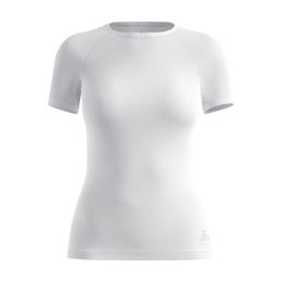 Odlo Performance X-Light BL Top Crew Neck s/s Bekleidung Damen wei&szlig;