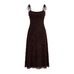 Trendyol Kleid Damen Gr&ouml;&szlig;e 38 dunkelbraun Sommerkleid