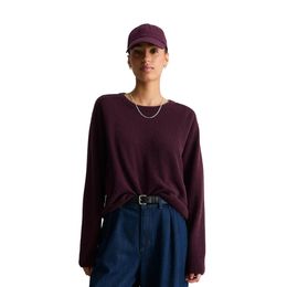Marc O'Polo Damen Strickpullover "aus Boucl&eacute;-Garn"mahagony jam, Gr. XXS, MARC O'POLO DENIM, unifarben, Obermaterial: 78% Schurwolle, 22% Polyamid, Pullover