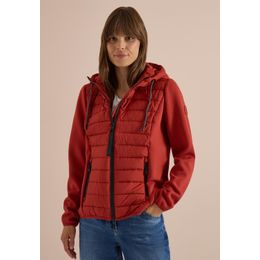 Cecil Damen Outdoorjackelight russet rot, Gr. XL, unifarben, Stoff, Obermaterial: 67% Polyester, 27% Viskose, 6% Elasthan. Obermaterial 2: 100%