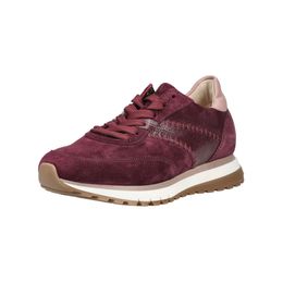 Gabor Damen Sneaker "Gabor Sneaker Veloursleder", Gr. 39rot, Veloursleder, Schuhe